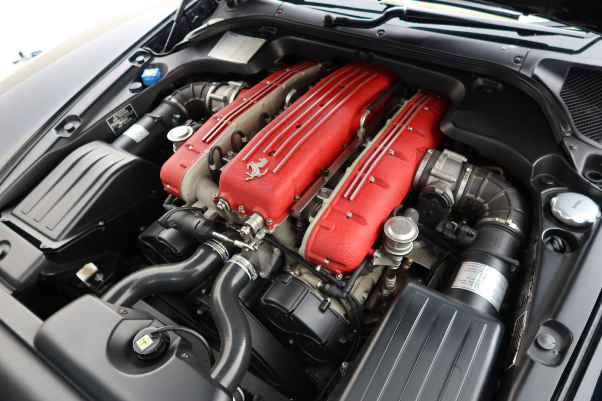 Ferrari 612 Engine Bay - SupaDetail